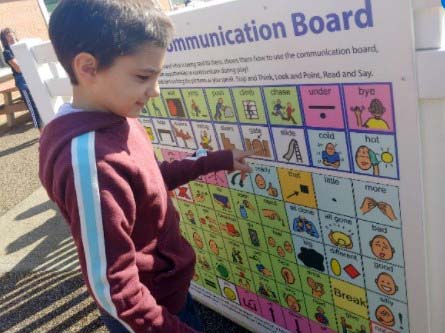 Carefully designed playgrounds offer fun for all students while ...